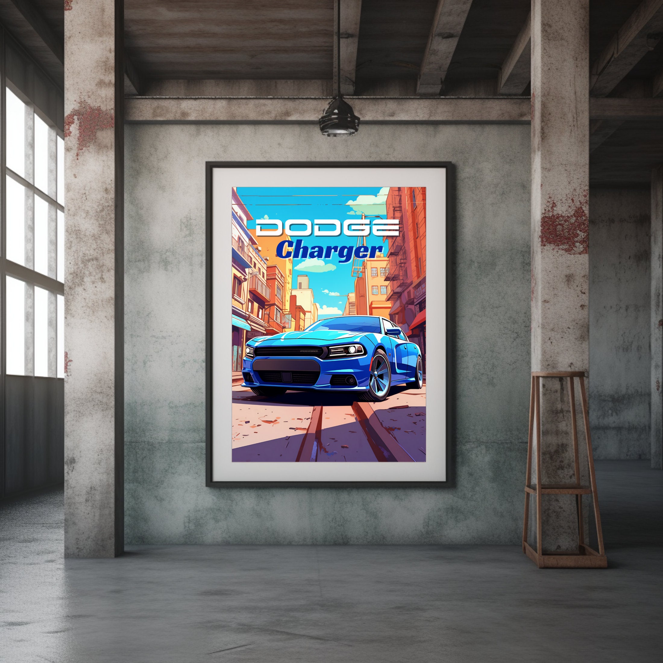 Dodge Charger Poster Dodge Charger Print 2010s Car Print - Etsy