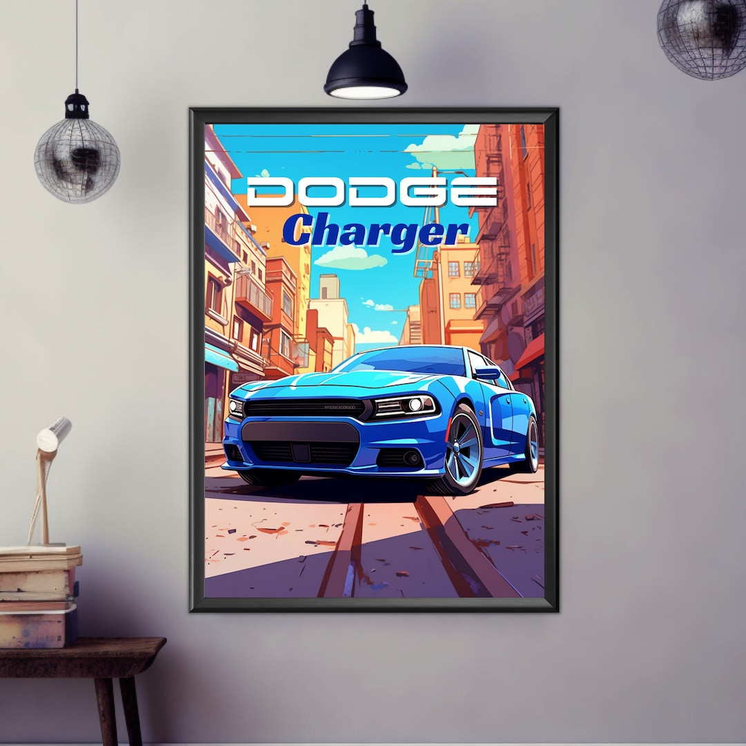 Dodge Charger Poster Dodge Charger Print 2010s Car Print - Etsy