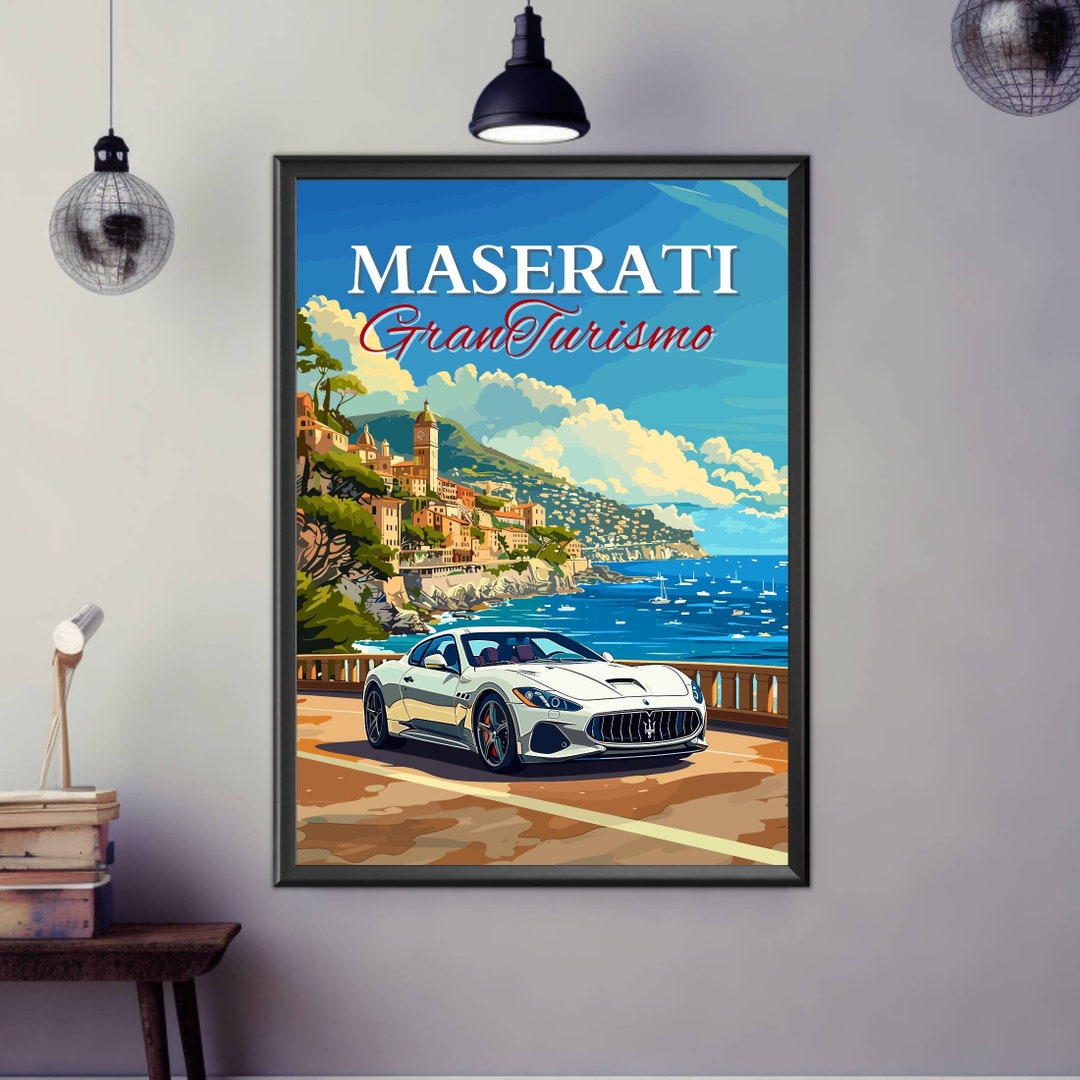 Maserati GranTurismo Poster, Maserati GranTurismo Druck, Auto Druck ...