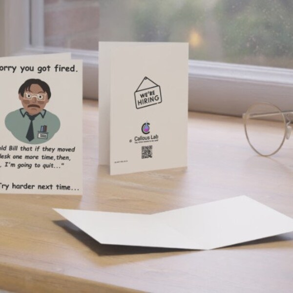 Quitting Job Card - Etsy