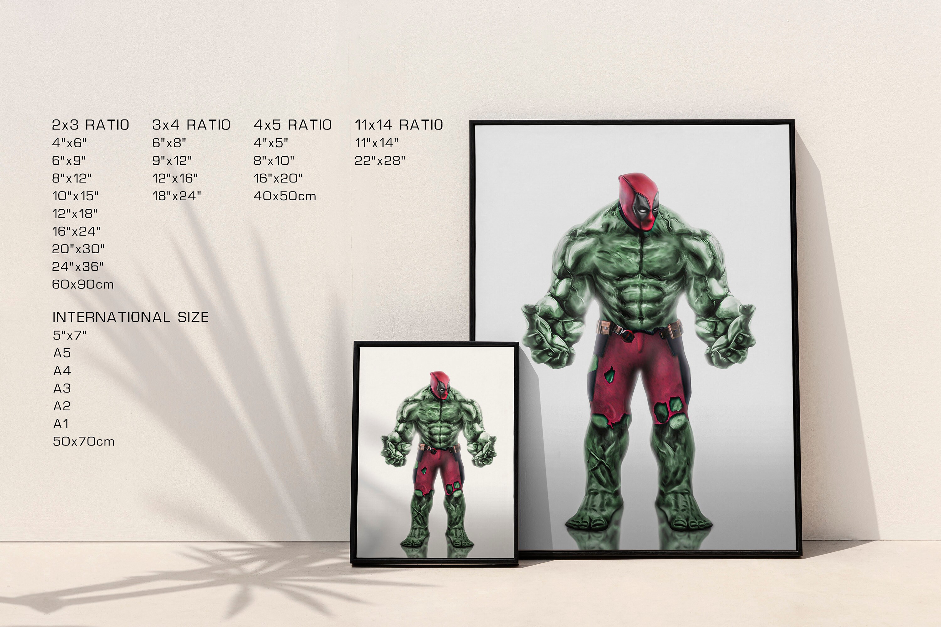 Deadpool Poster, Hulkpool, Avenger Deadpool, Hulk, Avengers Poster sold ...