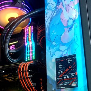 Gaming PC Mini Second Screen,real-time Power & Temperature Monitoring ...