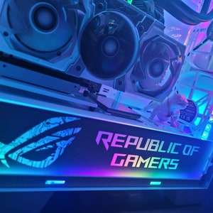 Personalized Gaming Computer RGB Plate,gaming Pc Mods, Custom Pc RGB ...
