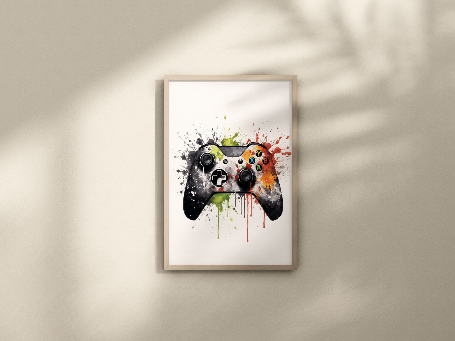 Custom Wooden Frame Video Game Posters - Handcrafted Gaming Wall Art ...