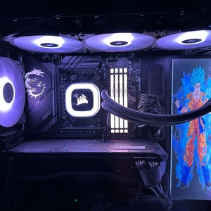 Custom Pc Plate, Gaming Computer Custom RGB Psu Cover Plate, PSU Shroud ...