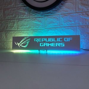 Personalized Gaming Computer RGB Plate,gaming Pc Mods, Custom Pc RGB ...