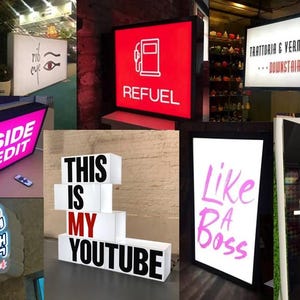 Light Box With Custom Logo,personalized Light Box,business Logo Sign ...