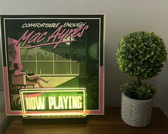 Now Playing Record Holder Stand Gift,now Spinning Vinyl Record Display ...