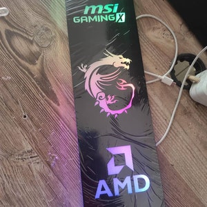 Gaming Computer RGB PSU Shroud Cover, Custom Design Psu Plate, Game Pc ...