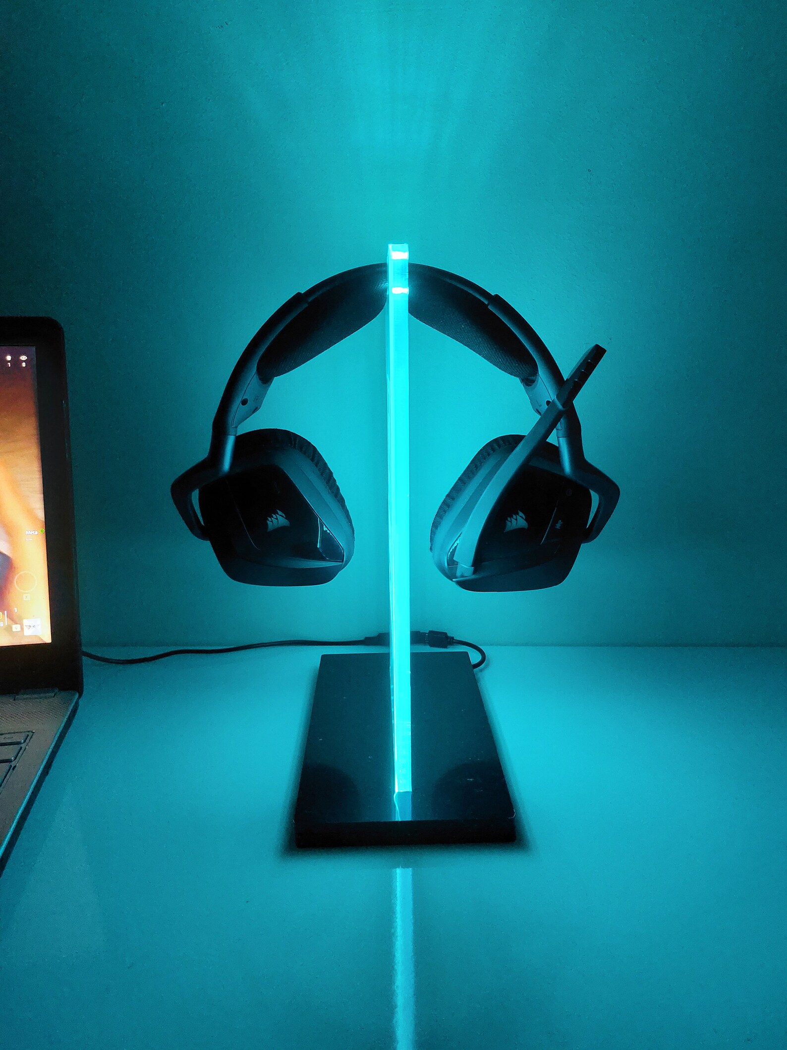 Gamer Headphone Holder, GAMERTAG Headset Stand, Customizable Headphone ...