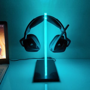 Gamer Headphone Holder, GAMERTAG Headset Stand, Customizable Headphone ...