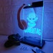 RGB Illuminated Personalized Gamertag Acrylic Headphone Stand ...