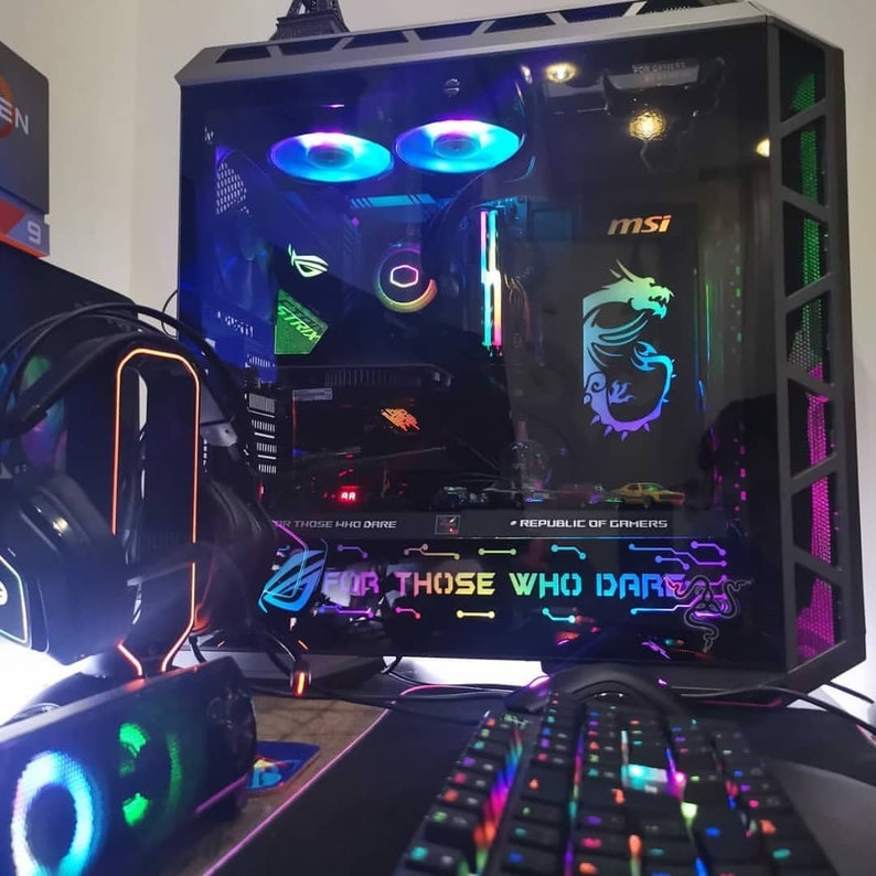 Gaming Computer RGB PSU Shroud Cover Custom Design Psu Plate - Etsy UK