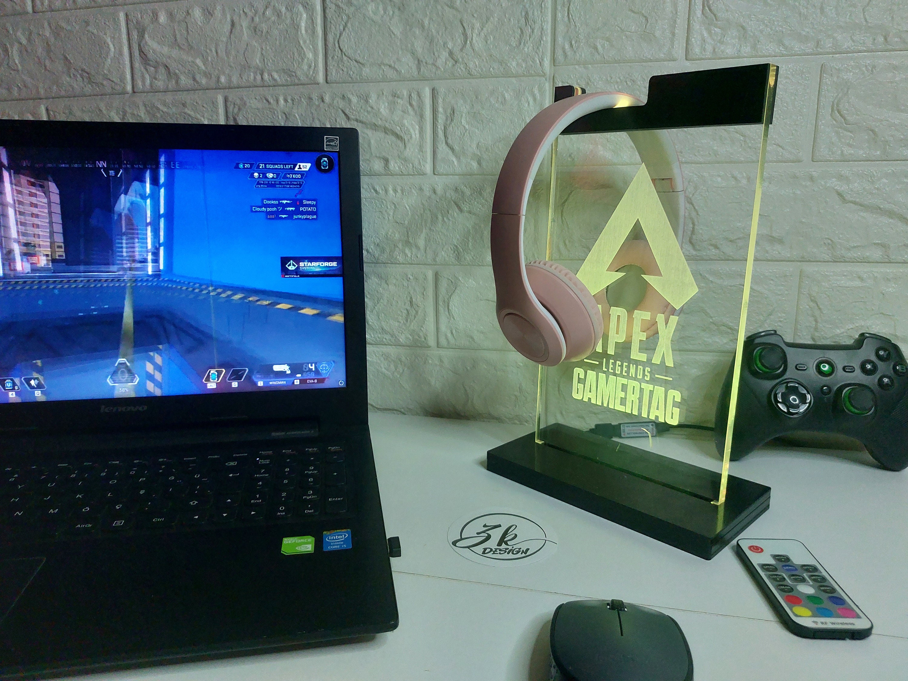 Apex Legends RGB Illuminated Headphone Stand Personalized - Etsy