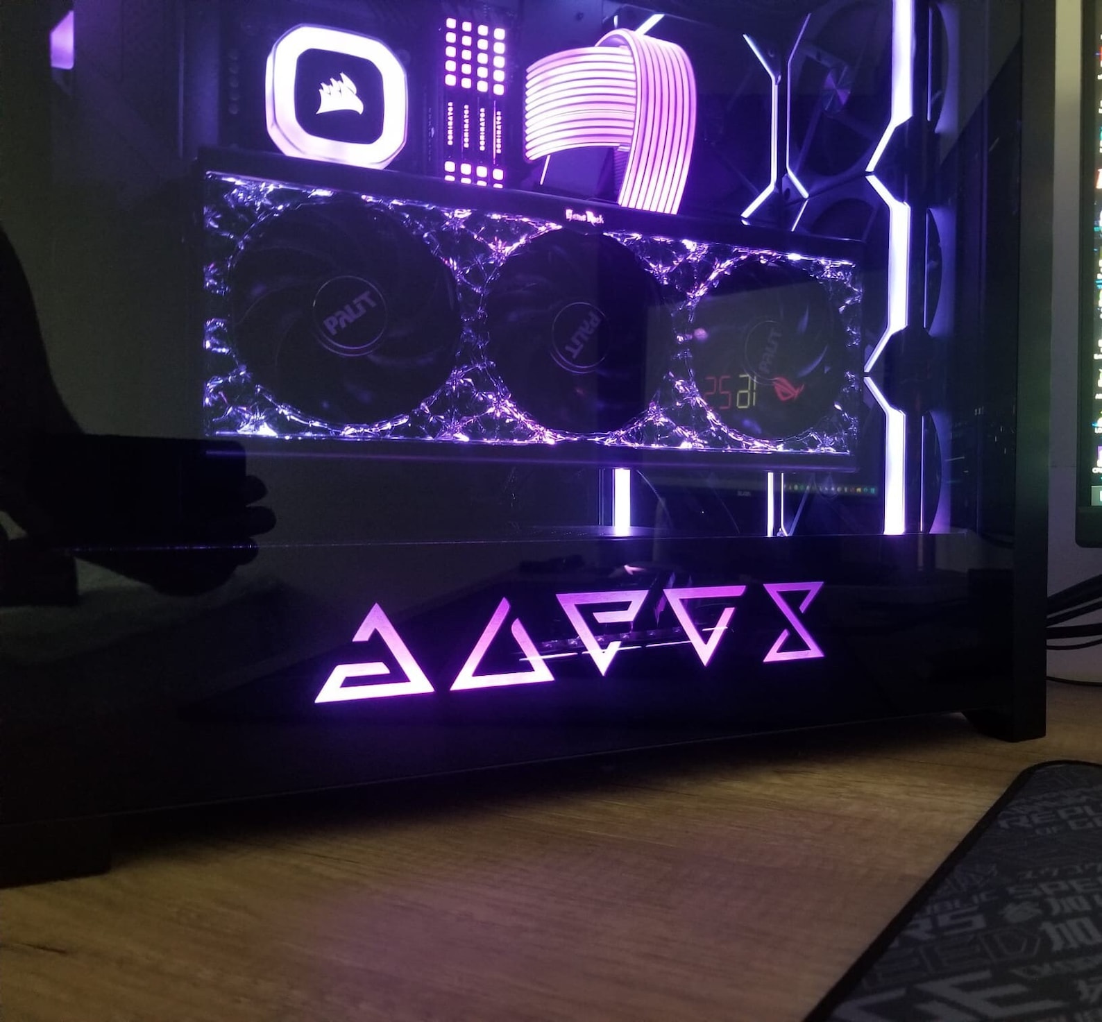 Personalized Gaming Computer RGB Plate,gaming Pc Mods, Custom Pc RGB ...