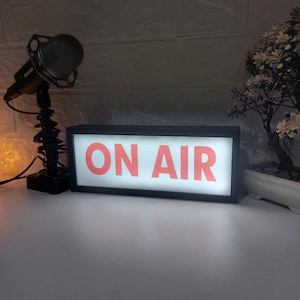 Live Broadcast on Air Light Box,on AIR Sign Light,live Broadcast Sign ...