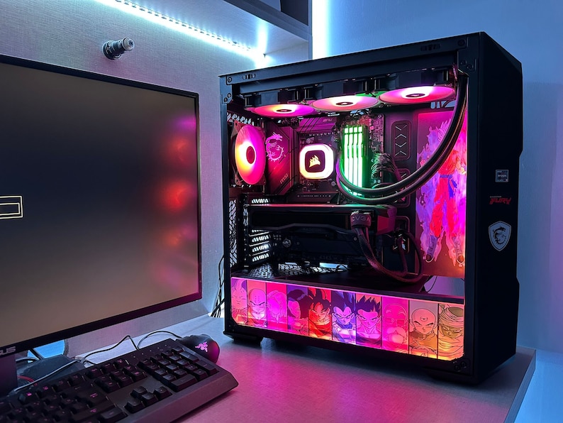 Custom Pc Plate Gaming Computer Custom RGB Psu Cover Plate - Etsy UK