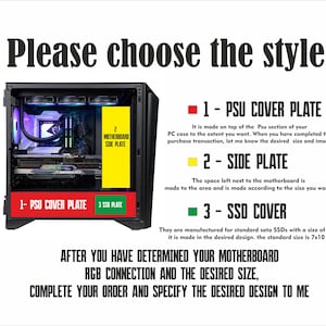 Custom Pc GPU Backplate,custom Gpu Backplate, Computer Custom Plate ...