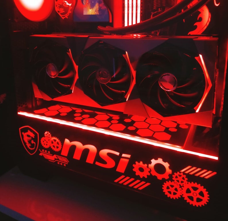 Personalized Gaming Computer RGB Plate,gaming Pc Mods, Custom Pc RGB ...