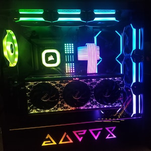Personalized Gaming Computer RGB Plate,gaming Pc Mods, Custom Pc RGB ...