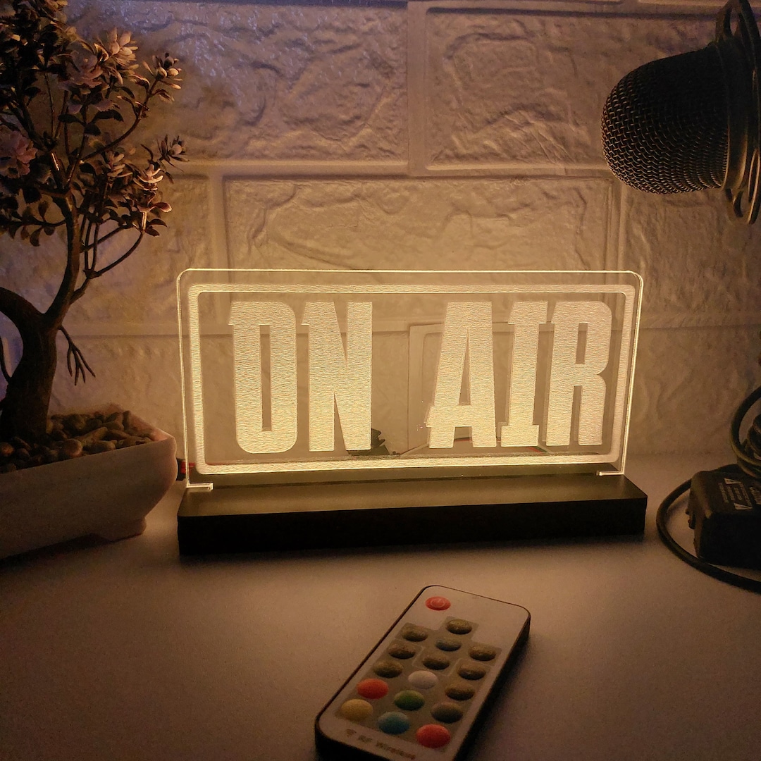 On Air Sign, Recording Studio Room Decor, Recording Studio, Podcast ...