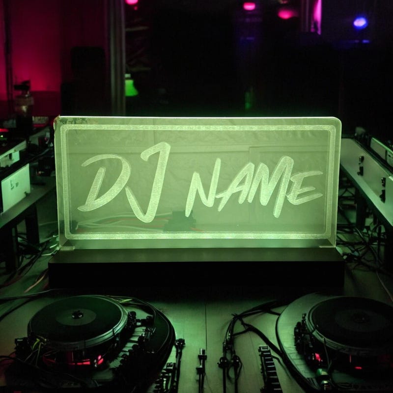 Dj Booth Neon Sign - Etsy