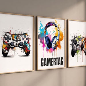 Custom Wooden Frame Video Game Posters - Handcrafted Gaming Wall Art ...