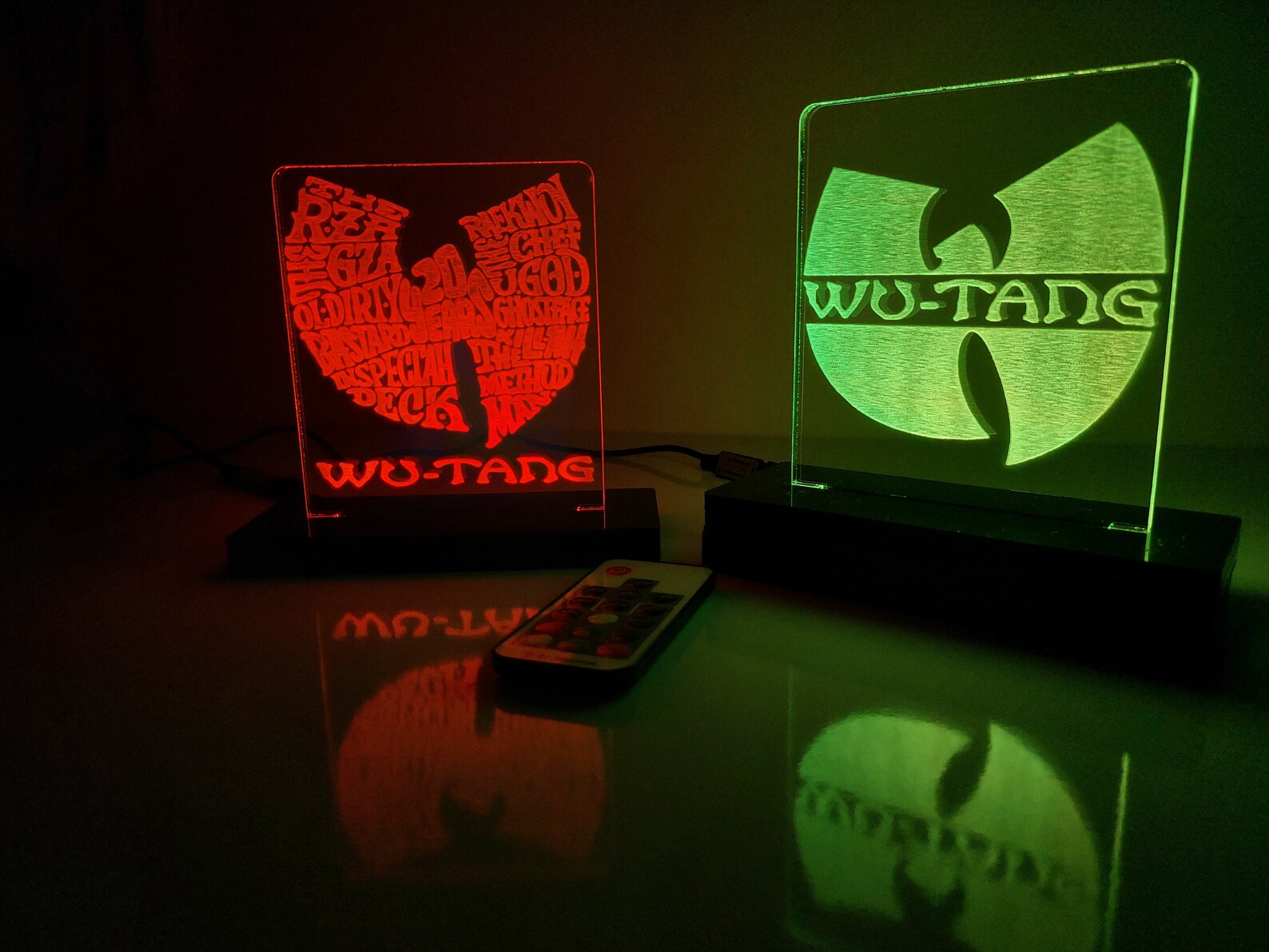 Wu Tang Clan Logolighted Wu Tang Signwu Tang Led Signhip - Etsy