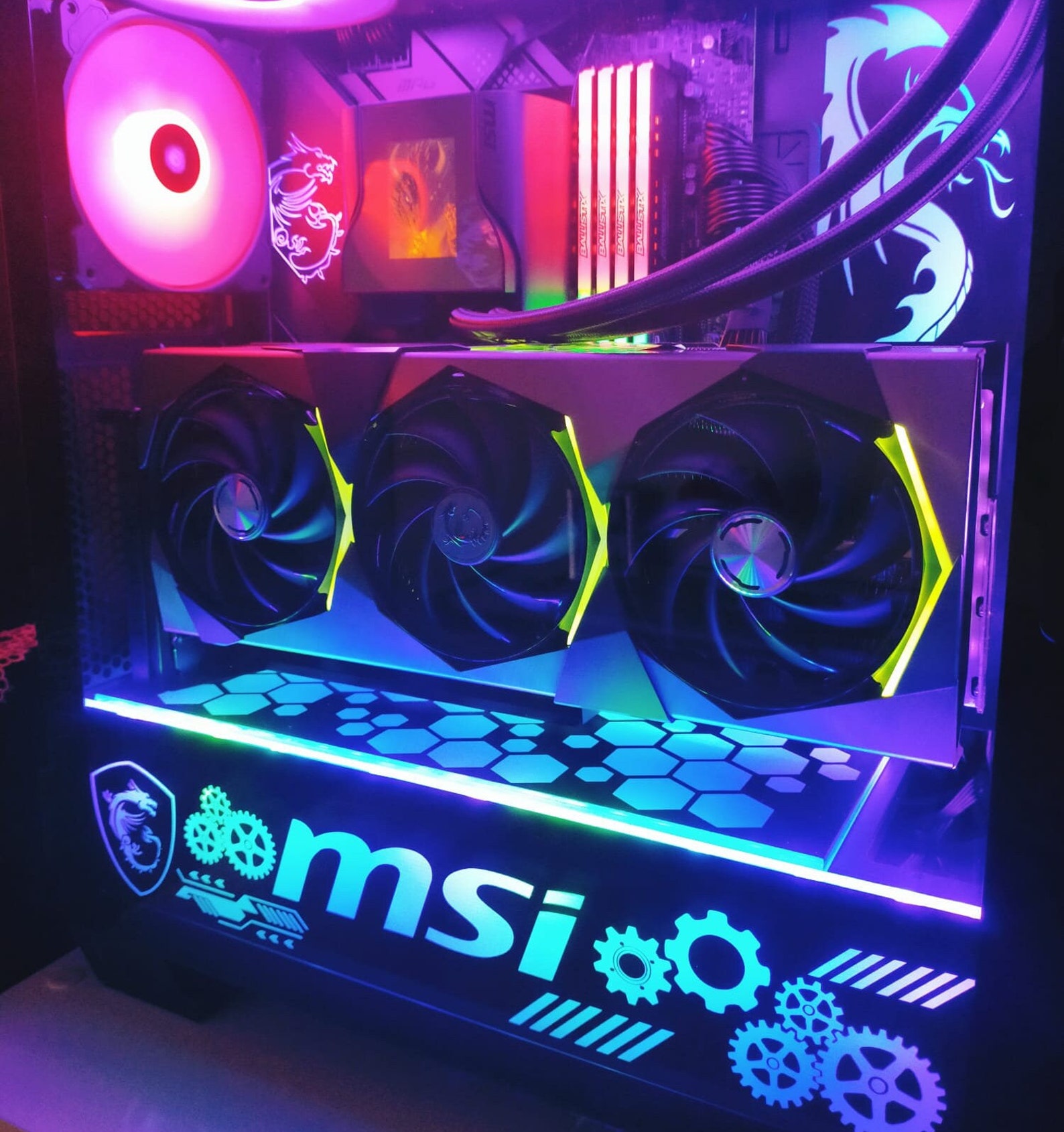 Personalized Gaming Computer RGB Plate,gaming Pc Mods, Custom Pc RGB ...