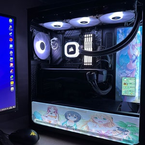 Custom Pc Plate, Gaming Computer Custom RGB Psu Cover Plate, PSU Shroud ...