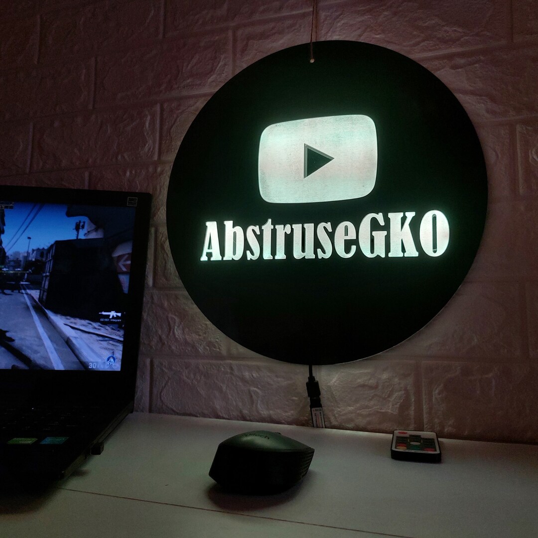 Premium XL Gamertag Wall Art,personalized Gamertag Light Sign, Custom ...