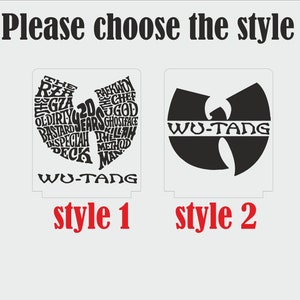 Wu Tang Clan Logolighted Wu Tang Signwu Tang Led Signhip - Etsy
