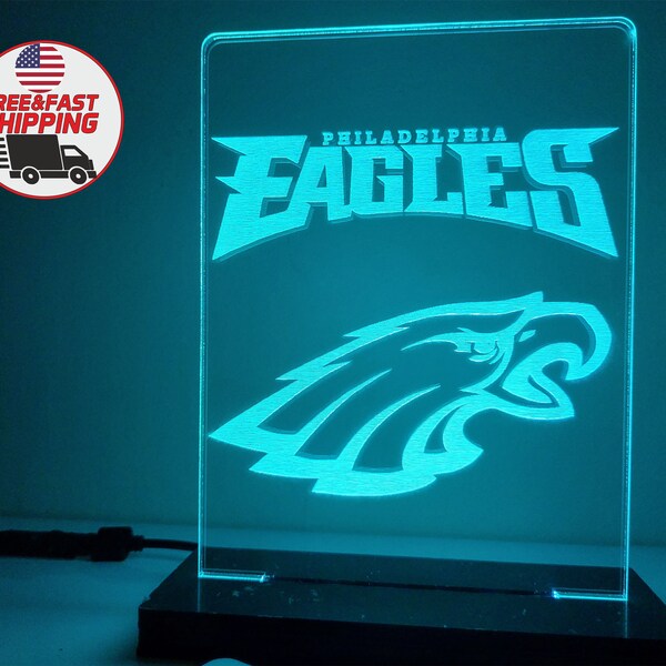 Eagles 3d Lamp - Etsy