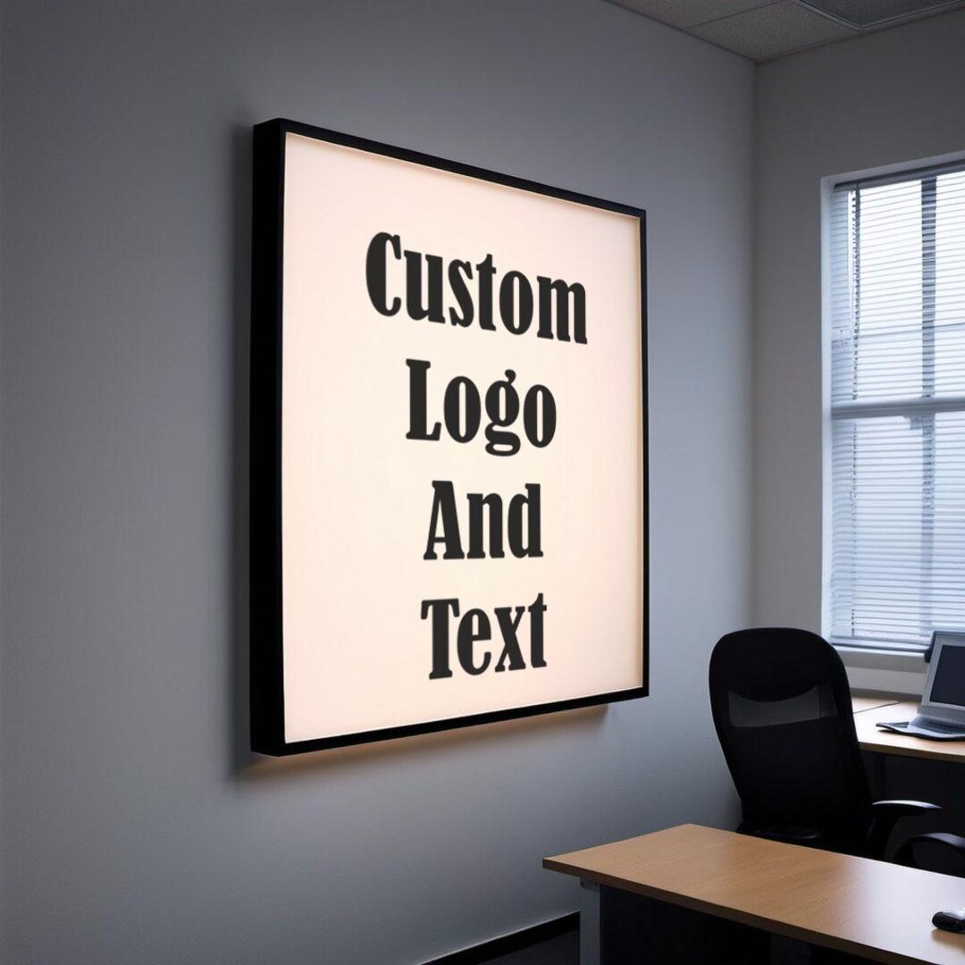 Light Box With Custom Logo,personalized Light Box,business Logo Sign ...