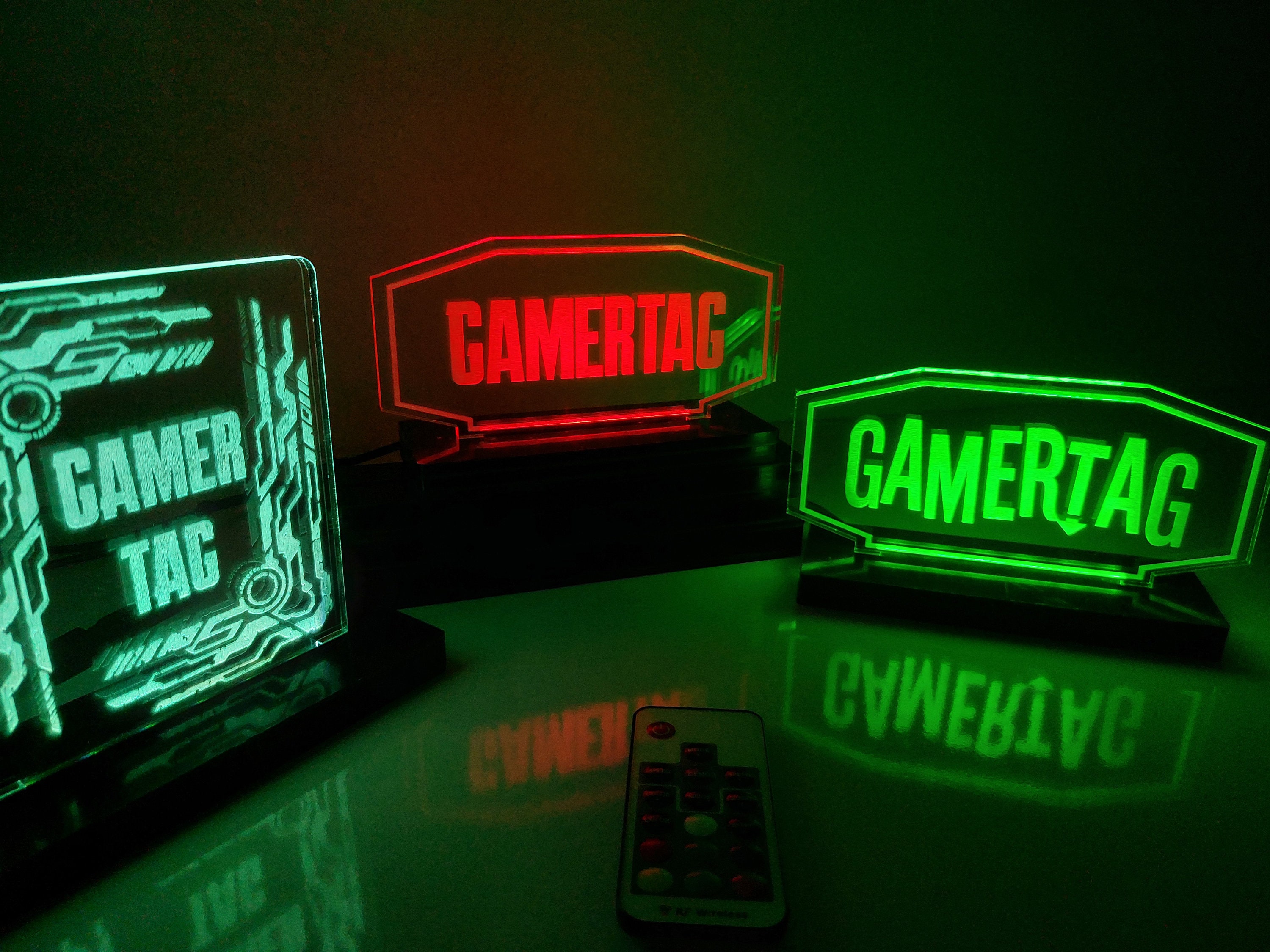 Personalized Gamertag Light Sign,custom Gamer Tag Sign,personalized ...