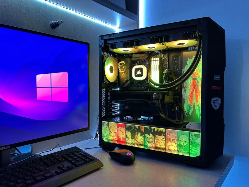 Custom Pc Plate Gaming Computer Custom RGB Psu Cover Plate - Etsy