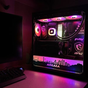 Custom Pc Plate, Gaming Computer Custom RGB Psu Cover Plate, PSU Shroud ...