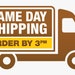 Shipped Within the Day, Same Day Shipping via Express Cargo, Fedex - Etsy