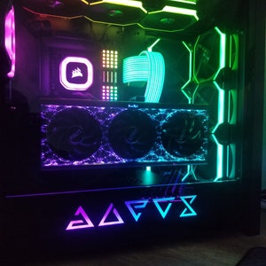 Custom Pc GPU Backplate,custom Gpu Backplate, Computer Custom Plate ...