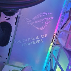 Personalized Gaming Computer RGB Plate,gaming Pc Mods, Custom Pc RGB ...