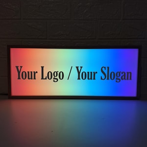 Custom Business Logo Light Box,personalized Wooden Light Box,company ...