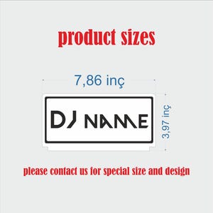 Custom DJ Name Sign,personalized Dj Gift, Dj Logo Design, Dj Lights ...