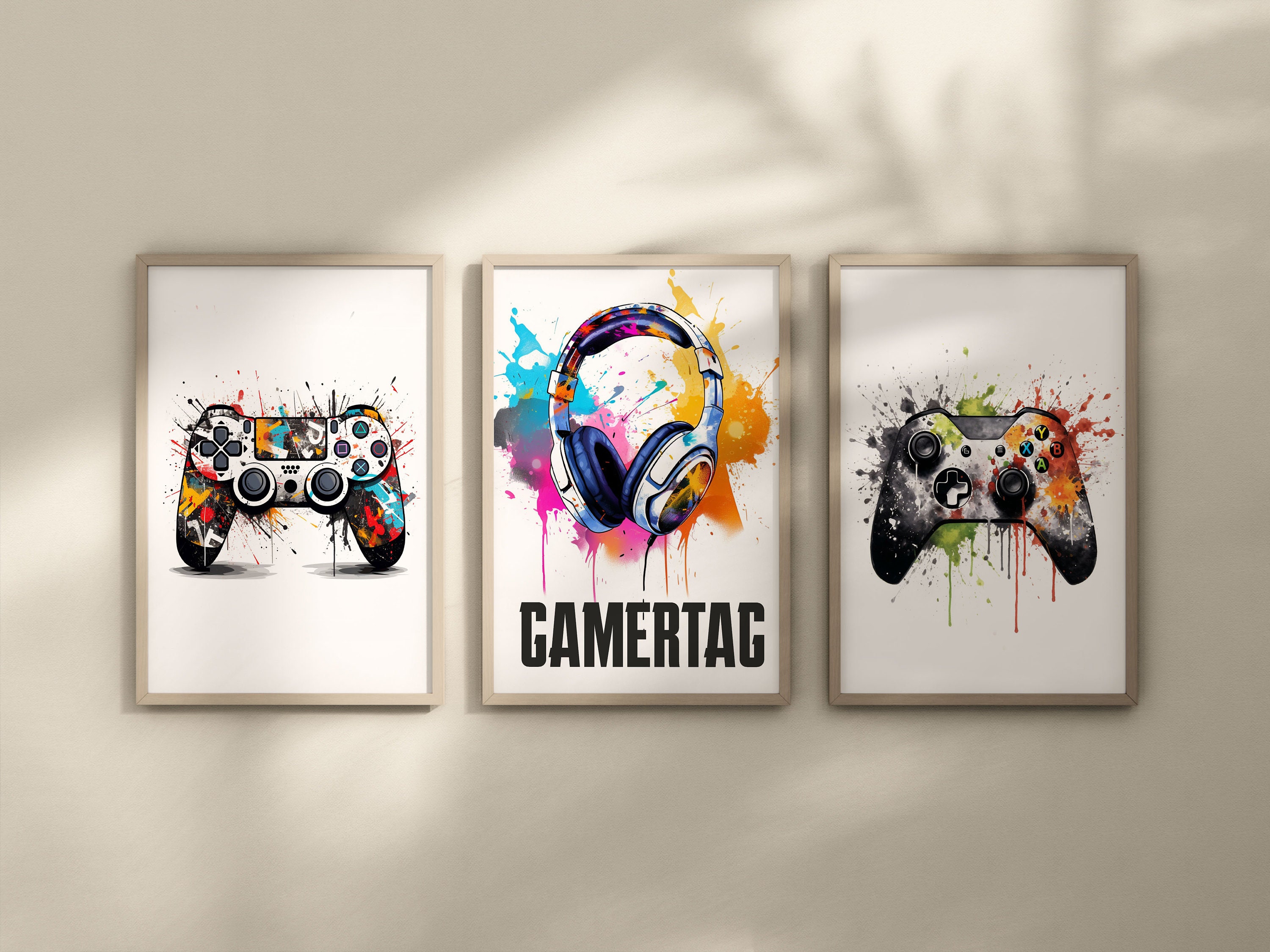 Custom Wooden Frame Video Game Posters - Handcrafted Gaming Wall Art ...