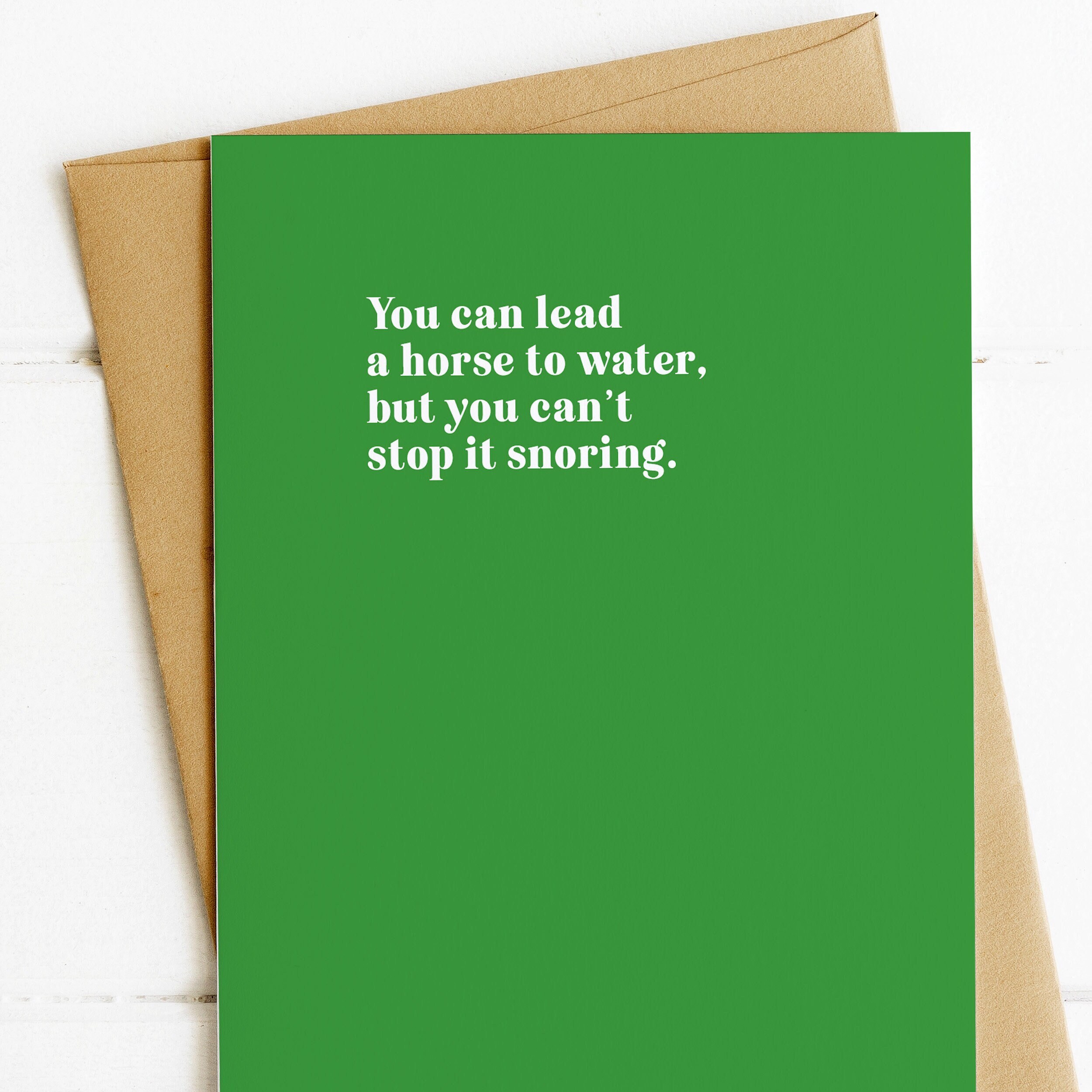 Snoring Card, Rude Card, Cheeky Card, Just Because Card, Husbands ...