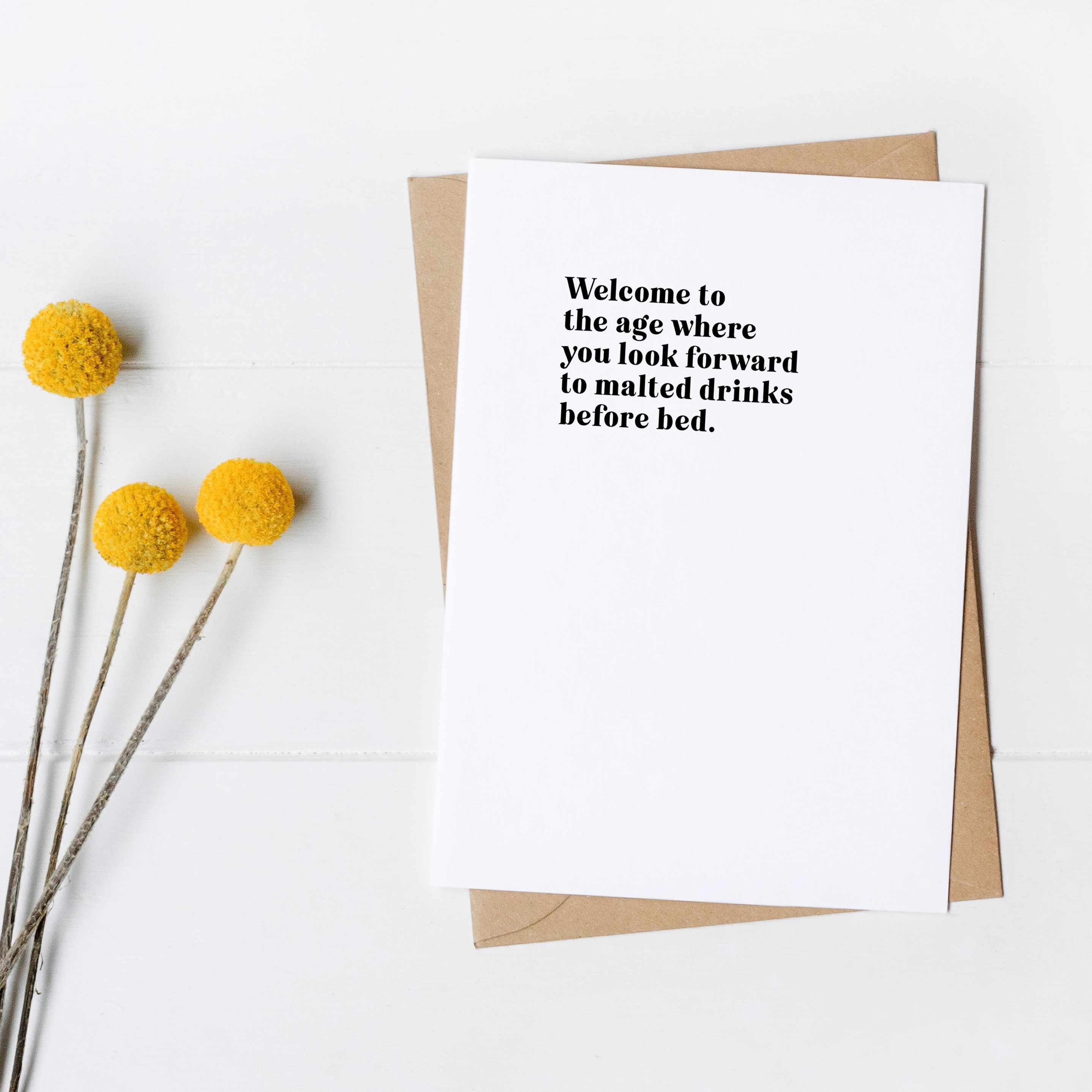 Old Lady Birthday Card Old Age Birthday Card Getting Old - Etsy