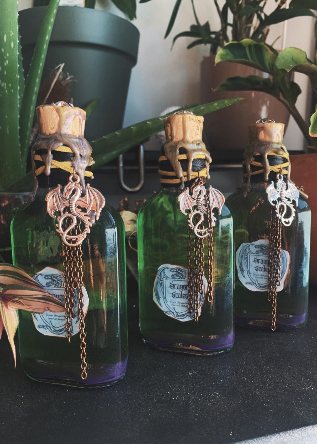 POTION Dragon Scales, Dragon, Witch, Sorcerer, Witch, Halloween, Horror ...