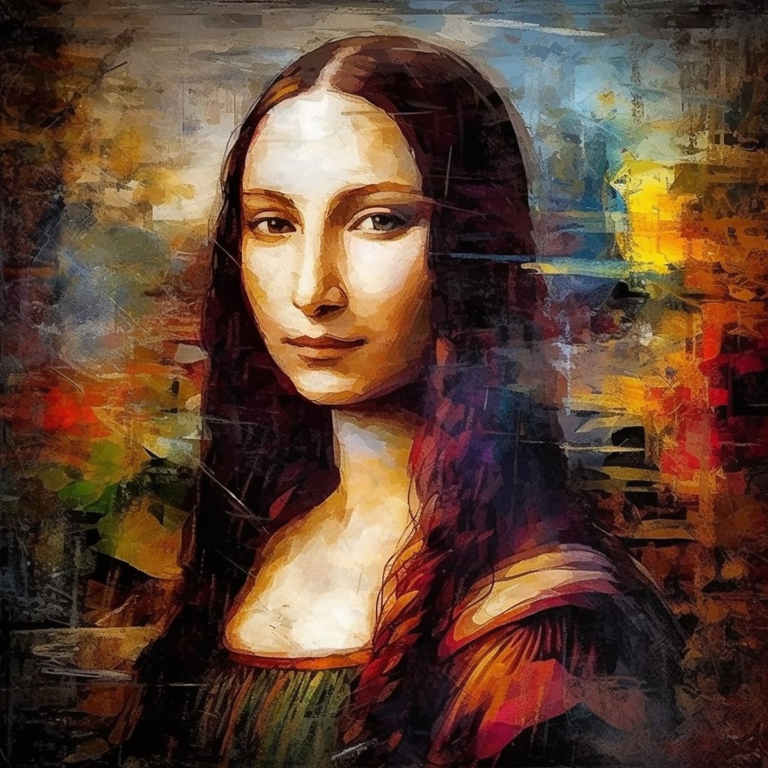 The Mona Lisa (famous Art Reimagined) Digital Art File, High Resolution ...