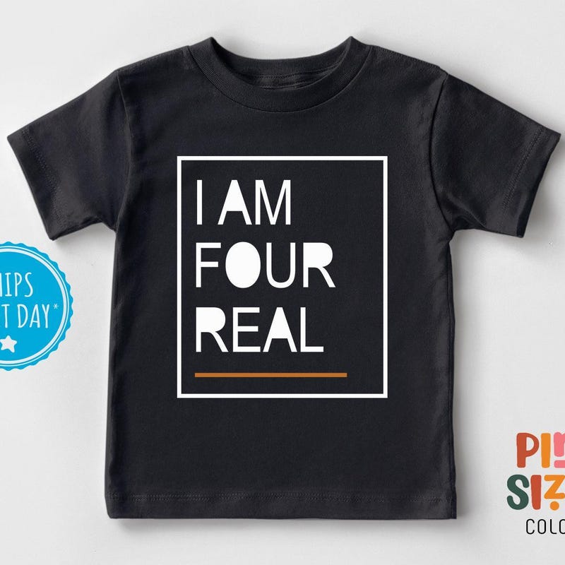 I Am Four\ - Etsy