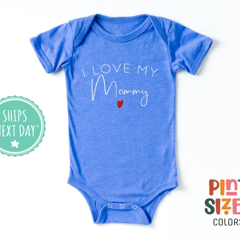 I Love Mommy Baby Clothes - Etsy