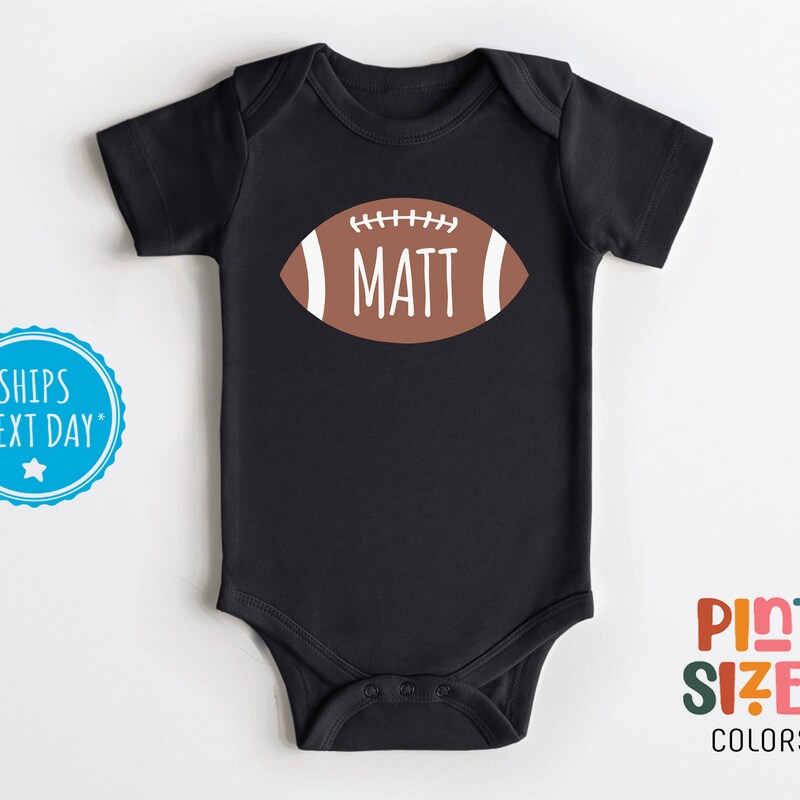 Baby Football Onesie - Etsy